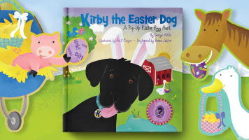 Kirby the Easter Dog: A Pop-Up Easter Egg Hunt
